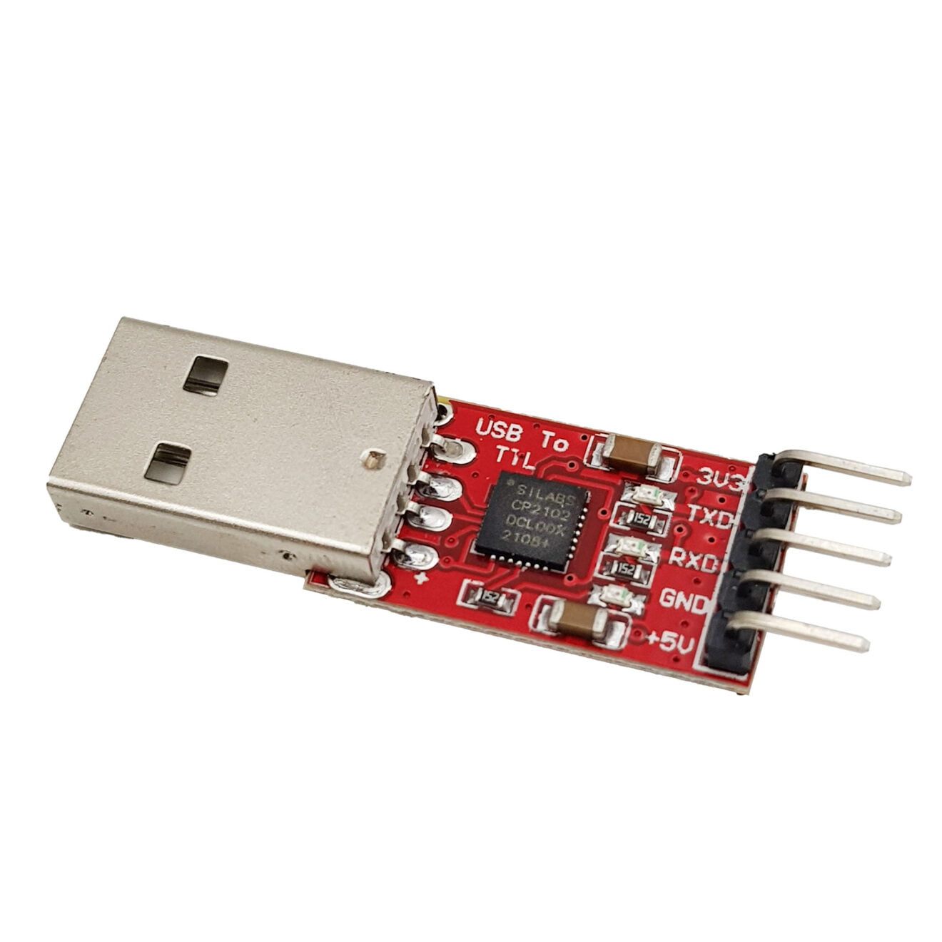 USB 2.0 to TTL UART Module 6Pin Serial Converter 3.3V/5V Power CP2102 ...