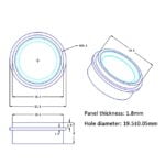 Fingerprint Sensor Module R502-F by GROW - Sastron Limited