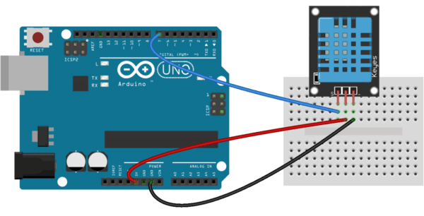 DHT11 Temperature and Humidity Sensor Module - Sastron